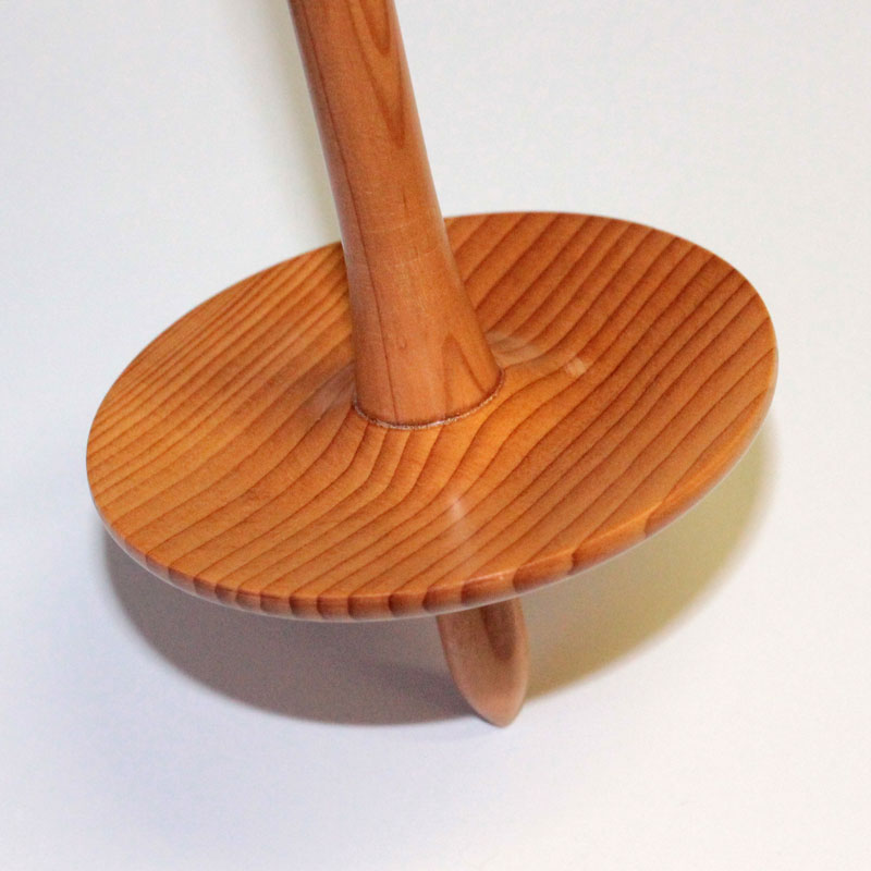 Bottom Whorl Drop spindle - 33g - Yew | Adelaide Walker