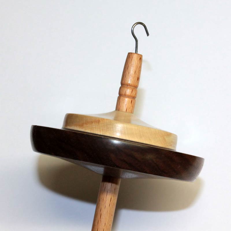 Drop spindle - 51g - English Walnut/Scottish Hornbeam | Adelaide Walker