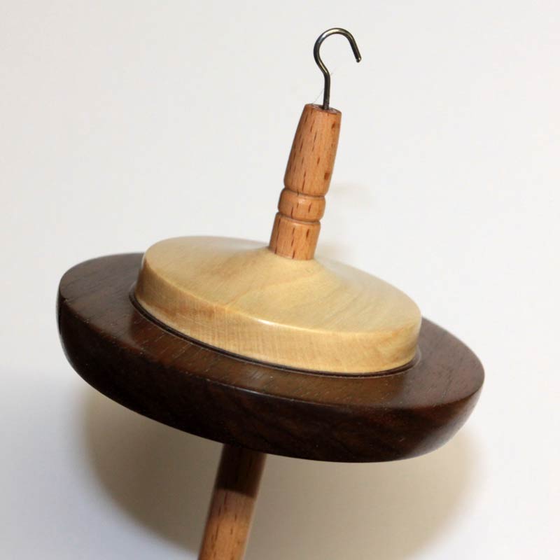 Drop spindle - 51g - English Walnut/Scottish Hornbeam | Adelaide Walker